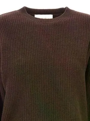 KAOS Ribbed-knit Button-sleeve Sweater