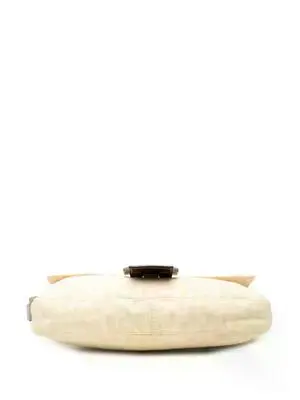 Fendi 1997-2010 Zucca Canvas Baguette Shoulder Bag