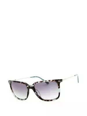 Calvin Klein Tortoiseshell-effect Rectangle-frame Sunglasses