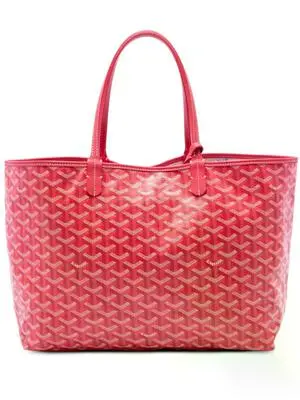 Goyard 2020-2026 Limited Edition Goyardine Le Jardin Reversible Saint Louis Pm Tote Bag - Red