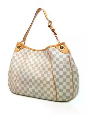 LOUIS VUITTON 2009 Damier Azur Galliera Pm Shoulder Bag