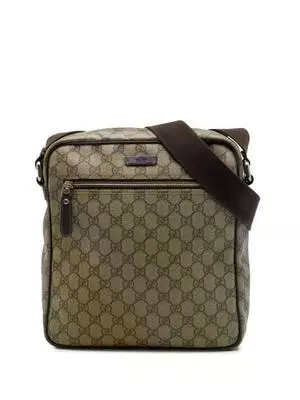 Gucci 2016-2026 Gg Supreme Crossbody Bag - Neutrals