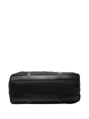 Prada 2013-2026 Saffiano Trimmed Tessuto Tote Bag