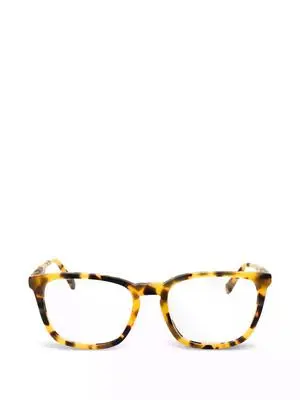 Gant Tortoiseshell-effect Rectangle Frame Eyeglasses - Brown