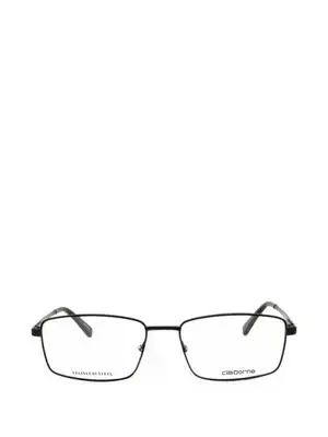 LIZ CLAIBORNE Rectangle Eyeglasses - Black