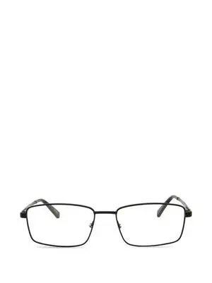 LIZ CLAIBORNE Rectangle Eyeglasses - Black