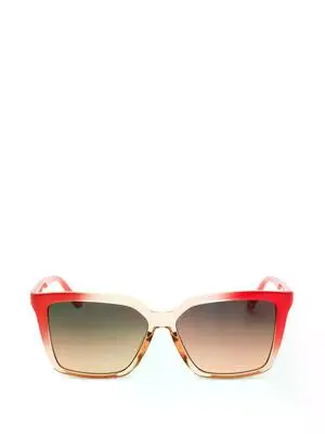 Guess Square Frame Sunglasses - Red