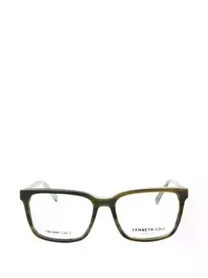 KENNETH COLE Rectangle-frame Glasses - Green