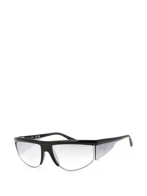 Guess Oval Frame Mirrored Sunglasses