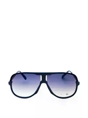 Guess Gradient-lens Geometric-frame Sunglasses - Blue