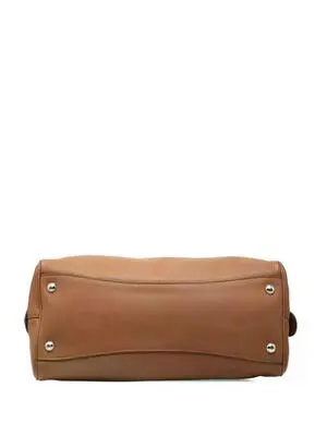 Prada 2010-2017 Vitello Daino Dome Convertible Bowling Bag Satchel