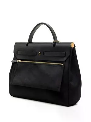 Hermès Herbag Zip 31 Satchel - Black