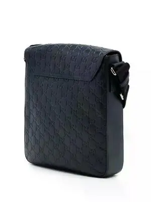 Gucci 2016-2026 Guccissima Flap Messenger Bag Crossbody Bag