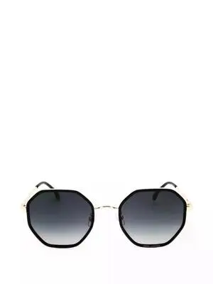 Carrera Eyewear Geometric-frame Sunglasses - Gold