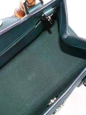 Gucci 2016-2026 Mini Calfskin Bamboo Diana Satchel