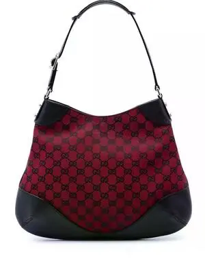 Gucci 2021-2026 Gg Canvas Hobo Bag - Red
