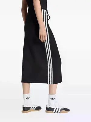 Adidas Side-stripe Midi Skirt - Black