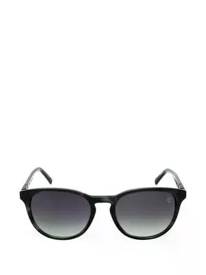 Timberland Round-frame Polarized Sunglasses - Black