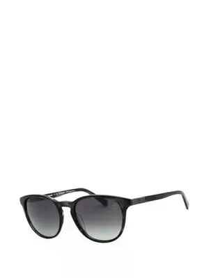 Timberland Round Frame Polarized Sunglasses - Black