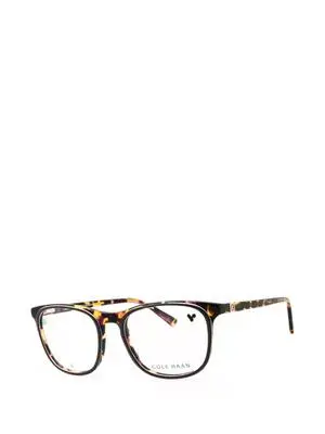 Cole Haan Tortoiseshell-effect Rectangle-frame Glasses