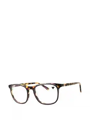 Cole Haan Tortoiseshell-effect Rectangle Eyeglasses