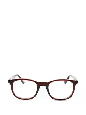 POLAROID Rectangle Frame Eyeglasses - Red