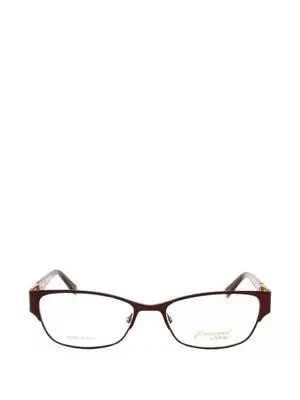 EMOZIONI Rectangle-frame Glasses - Brown