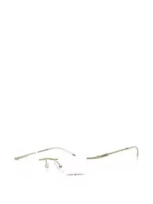 Emporio Armani Cat-eye Rimless Glasses