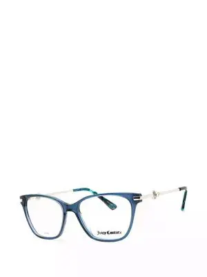Juicy Couture Rectangle Frame Eyeglasses - Blue