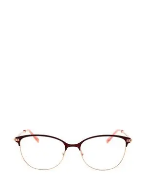 Jones New York Jones New York Oval Frame Eyeglasses Red