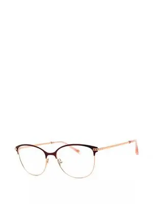 Jones New York Oval Frame Eyeglasses - Red