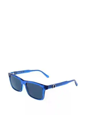 FERRAGAMO Gancini Rectangle-frame Sunglasses