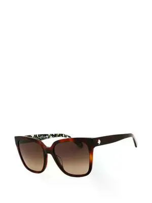 Kate Spade New York Tortoiseshell-effect Rectangle-frame Sunglasses