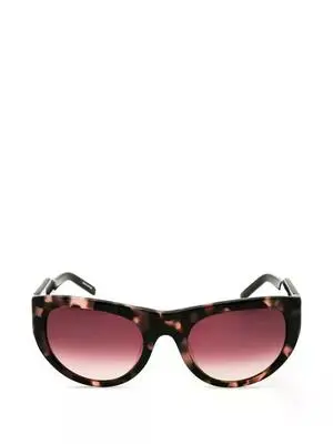 Dkny Cat-eye Sunglasses With Gradient Lenses - Brown