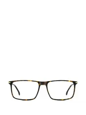 Carrera Eyewear Tortoiseshell-effect Rectangle-frame Glasses - Brown