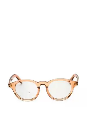 TOM FORD Round-frame Sunglasses - Orange