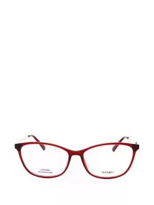 MAX&CO. Rectangle-frame Glasses - Red
