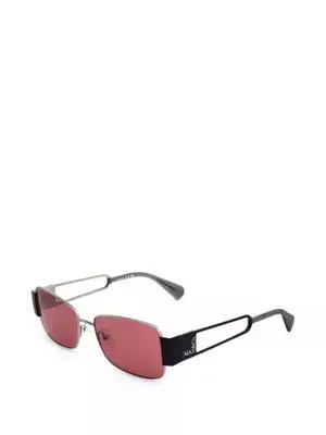 MAX&CO. Rectangle-frame Cut-out Sunglasses
