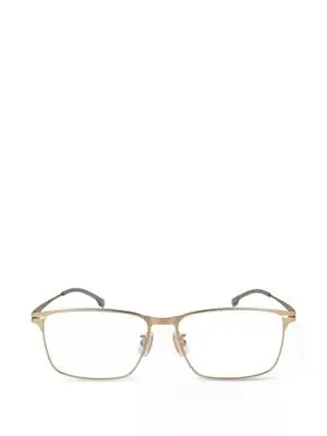 BOSS Rectangle-frame Glasses - Gold