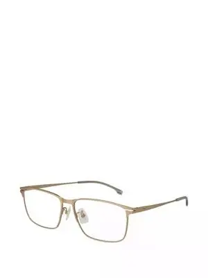 BOSS Rectangle-frame Glasses - Gold