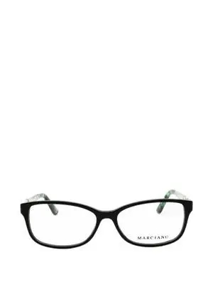 MARCIANO Rectangle-frame Glasses - Black