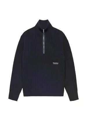 NEW AMSTERDAM SURF ASSOCIATION Half-zip Sweater - Blue
