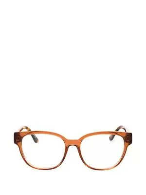 Lacoste Round Frame Eyeglasses - Brown