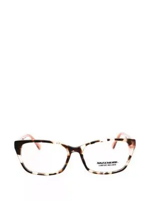 Sketchers Tortoiseshell-effect Rectangle Frame Eyeglasses - Brown