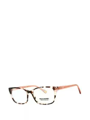 Sketchers Tortoiseshell-effect Rectangle Frame Eyeglasses