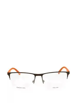 POLICE Rectangle-frame Glasses - Brown