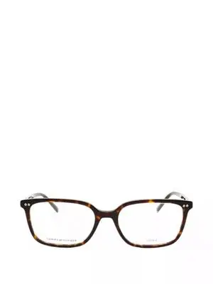 Tommy Hilfiger Tortoiseshell-effect Rectangle-frame Glasses - Brown