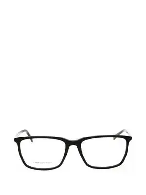 Tommy Hilfiger Rectangle-frame Glasses - Black