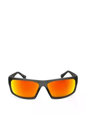 HARLEY-DAVIDSON Rectangle Frame Polarized Sunglasses - Black