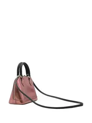 LOUIS VUITTON 2021-2026 Monogram Vernis Alma Bb Satchel - Pink